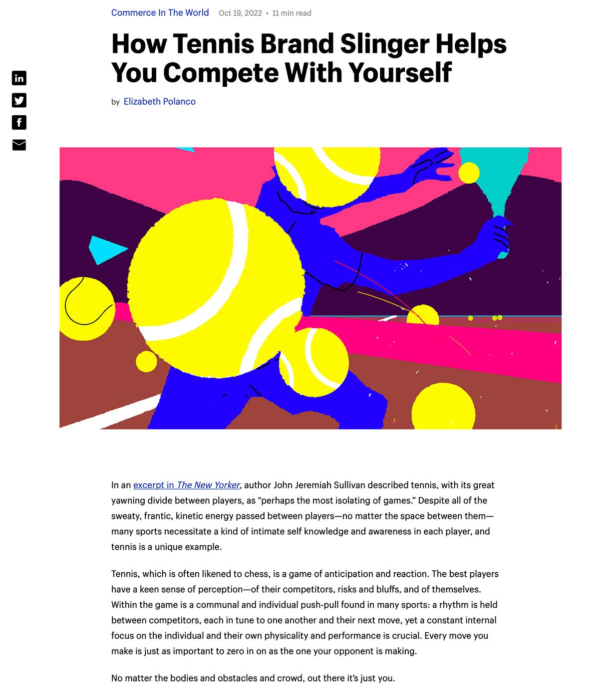 Wayne Mills / Shopify Plus / The Slinger | Anna Goodson Illustration Agency